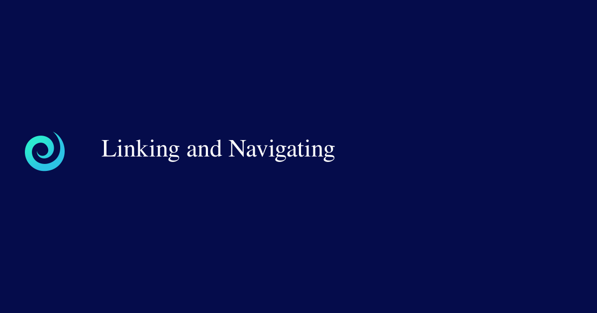 Building Your Application / Routing / Linking And Navigating | Brisa Building Your Application / Routing / Linking And Navigating | Brisa